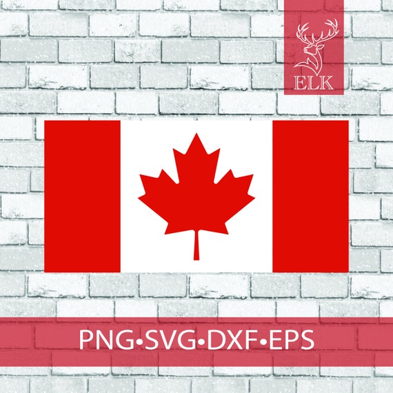 Canada Flag Svg Canadian Flag SVG svg Dxf Eps Png Cut | Etsy