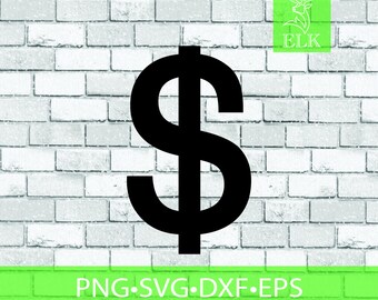 Dollar Sign SVG Bundle. Dollar Sign Clip Art. Dollar Sign Cut - Etsy