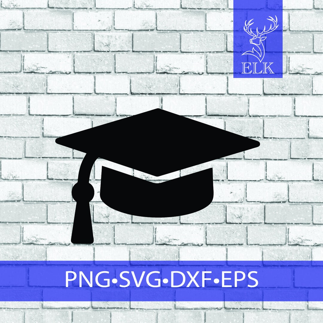 Graduation Cap SVG Grad Cap Grad Hat Graduation - Etsy
