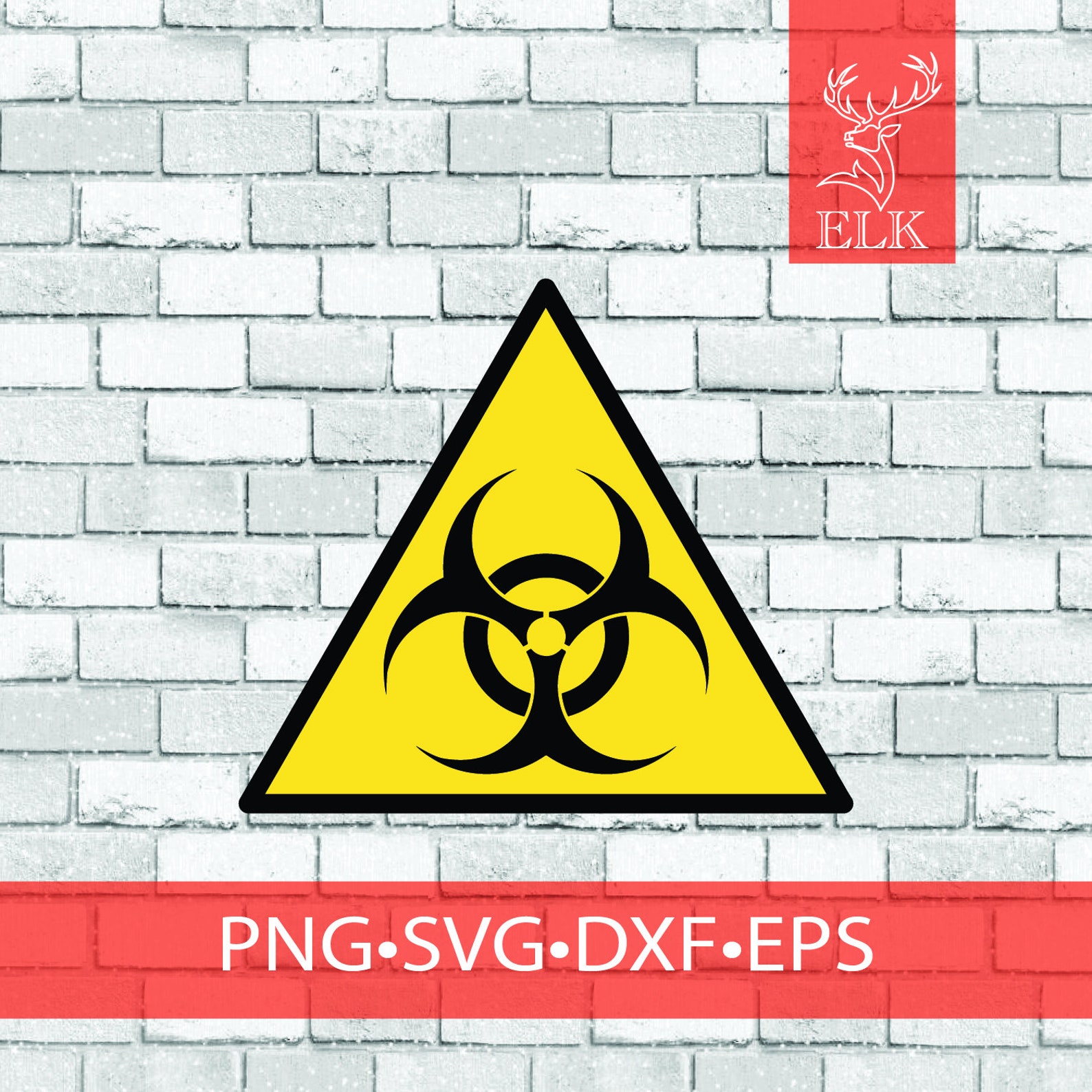 Biohazard Warning Sign SVG Biohazard Warning Warning Sign | Etsy