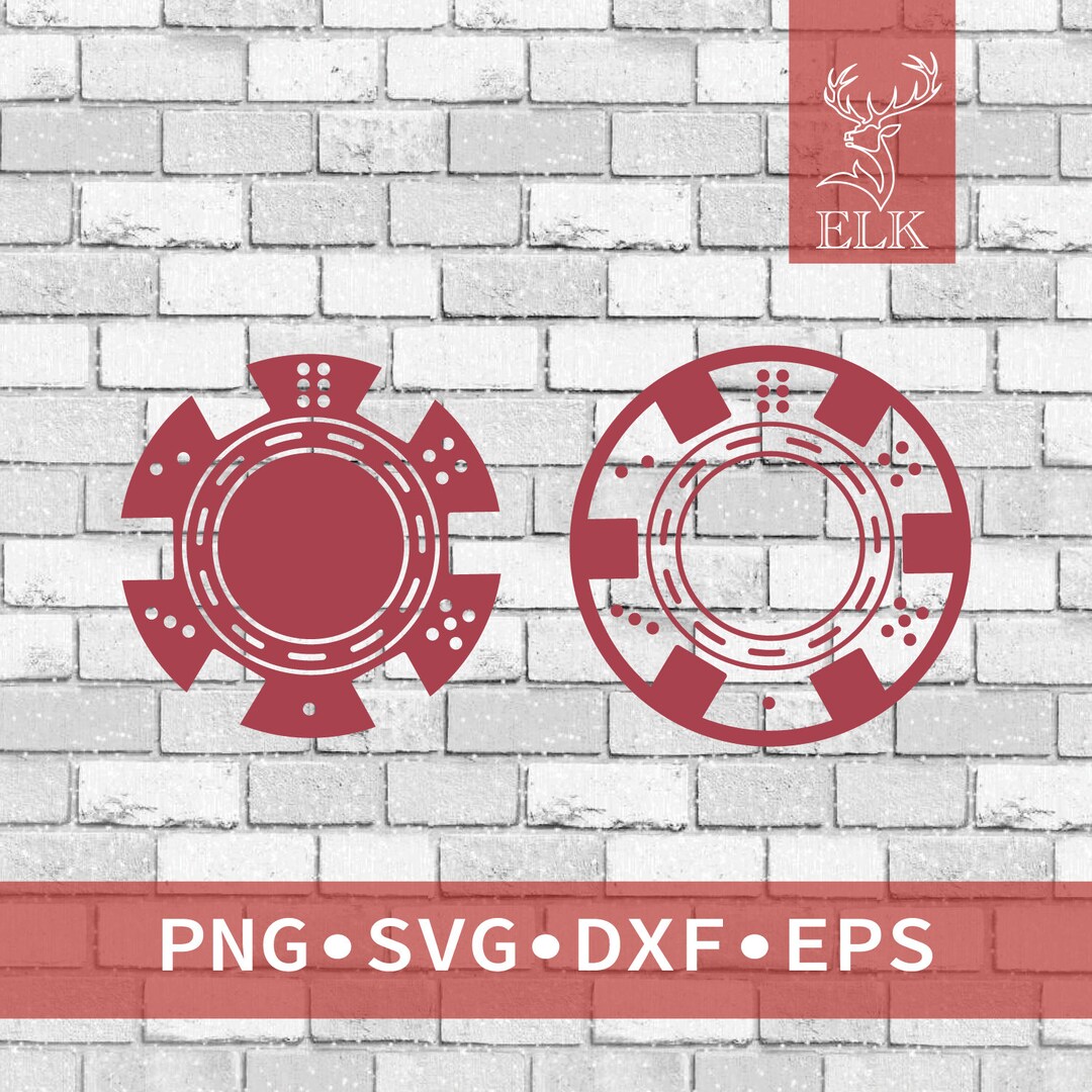 Poker Chips SVG Poker Chip Casino Las Vegas Playing Cards - Etsy