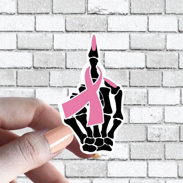 Breast Cancer Middle Finger Svg - Etsy