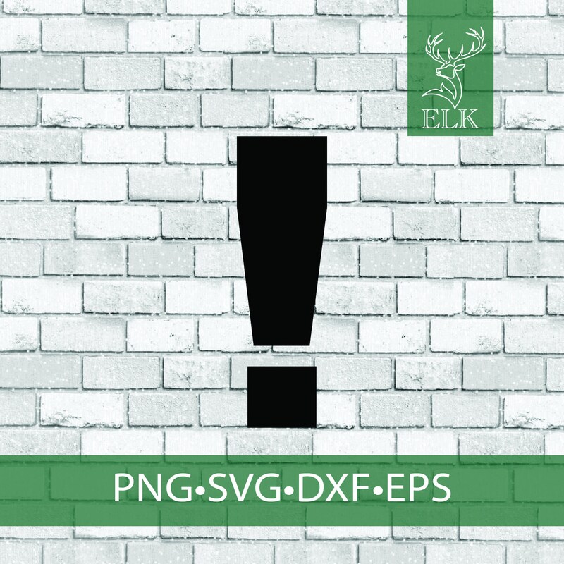 Exclamation Mark - Etsy