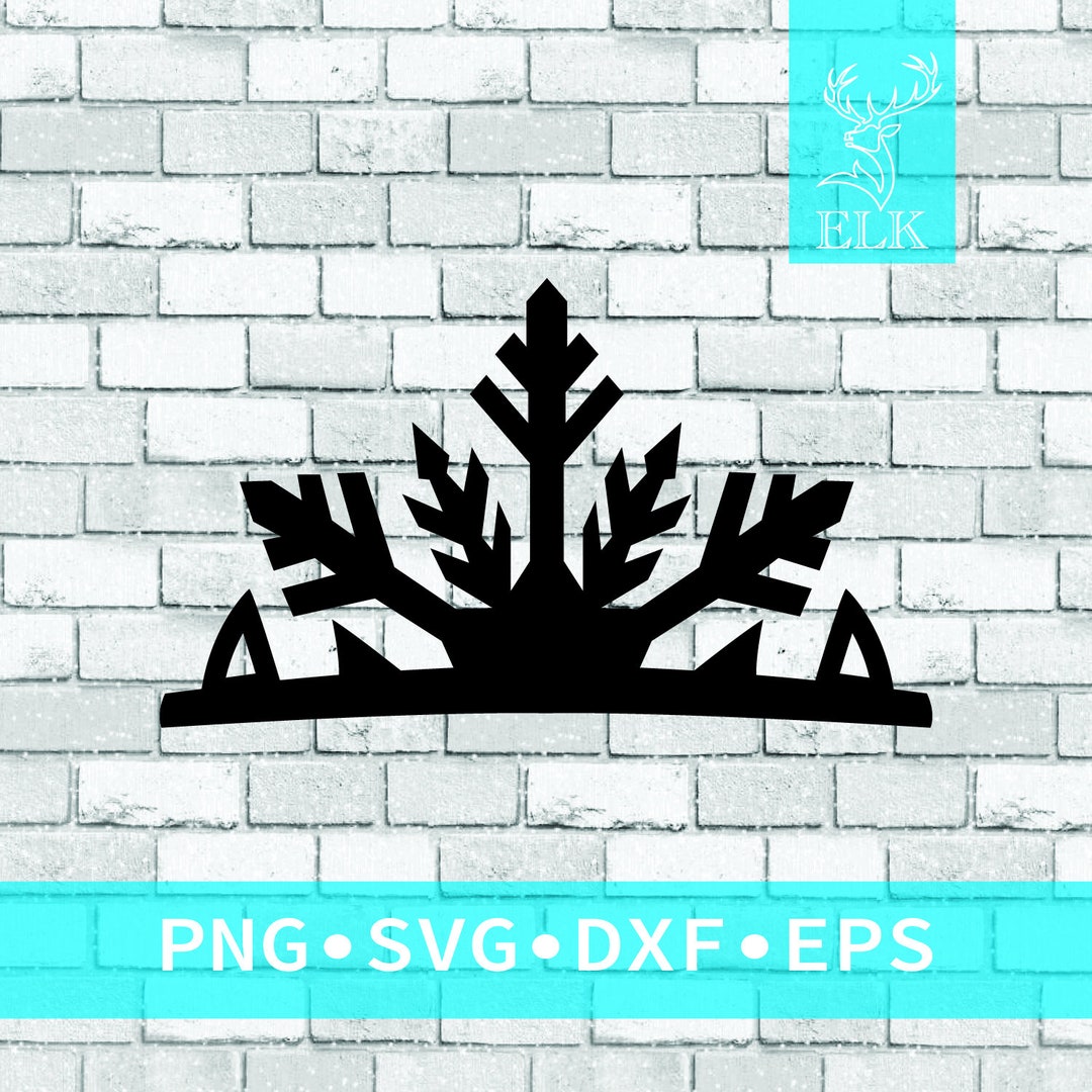 Corona de nieve svg, corona de reina svg, tiara de reina svg, corona de ...