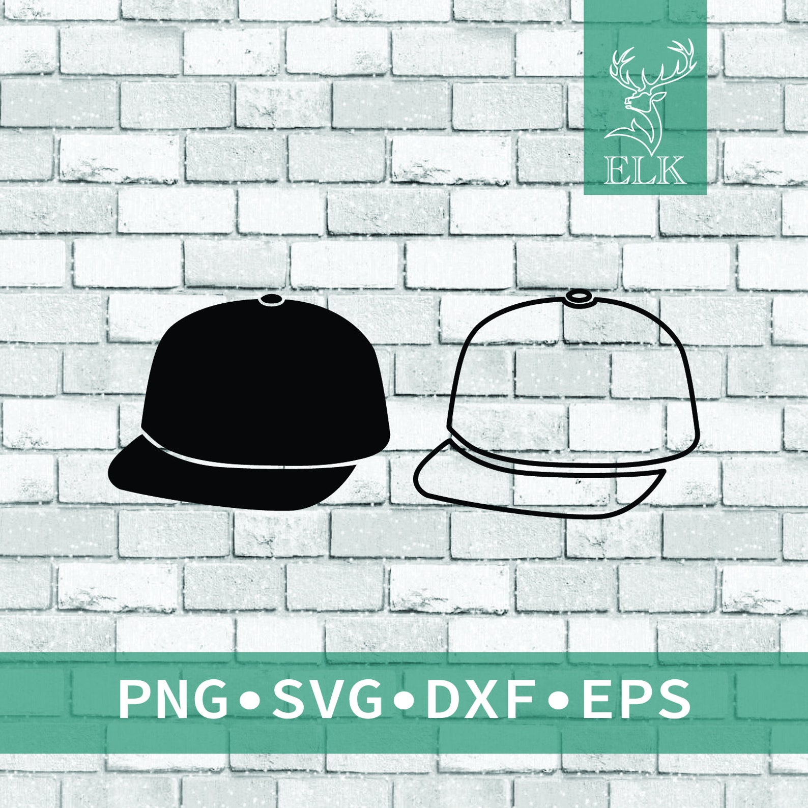 Snapback Hat SVG, Hat SVG, Cap Svg, Dad Hat Cap, Baseball Cap, Template ...