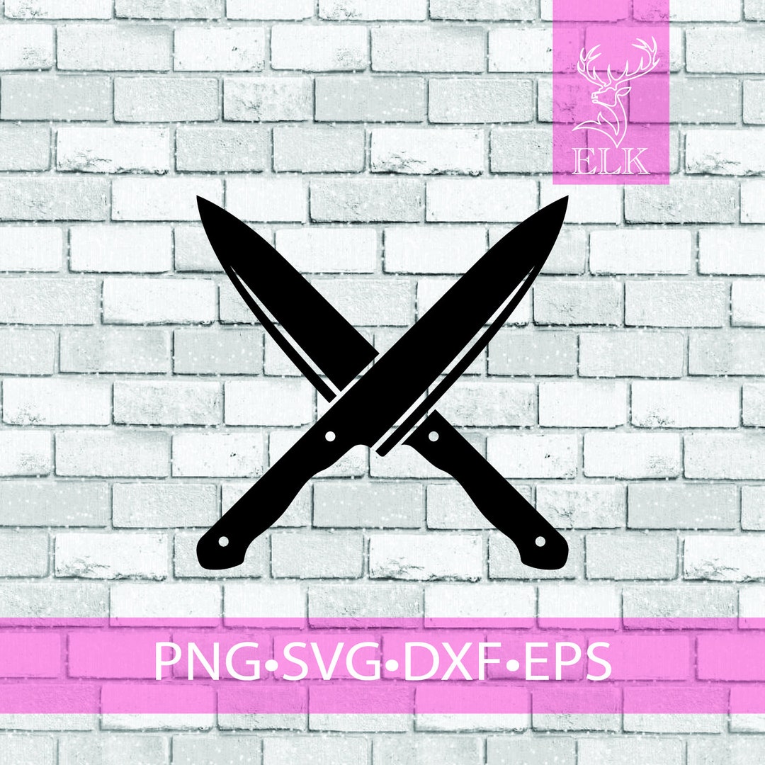 Cuchillos de cocina Chef Knife SVG svg, dxf, eps, png Archivo de corte ...