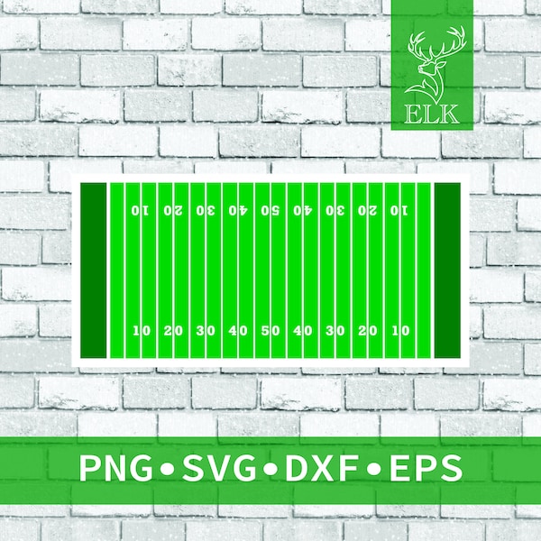 Football Field Svg - Etsy