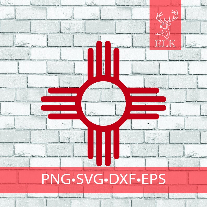 Zia Symbol Svg, New Mexico Sun Symbol Svg for Cricut SVG svg, Dxf, Eps ...