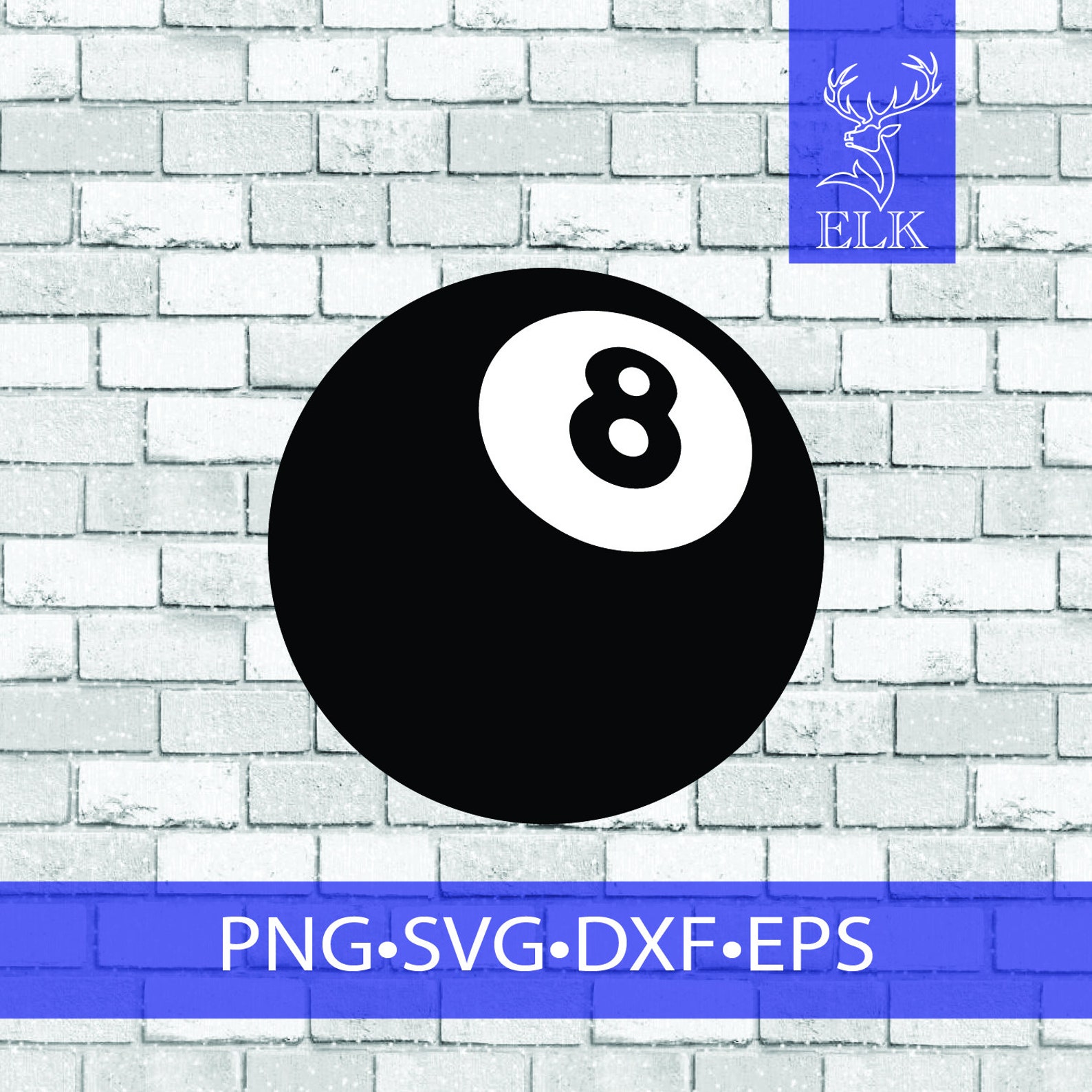 8 Ball SVG billards svg pool svg svg dxf eps png | Etsy