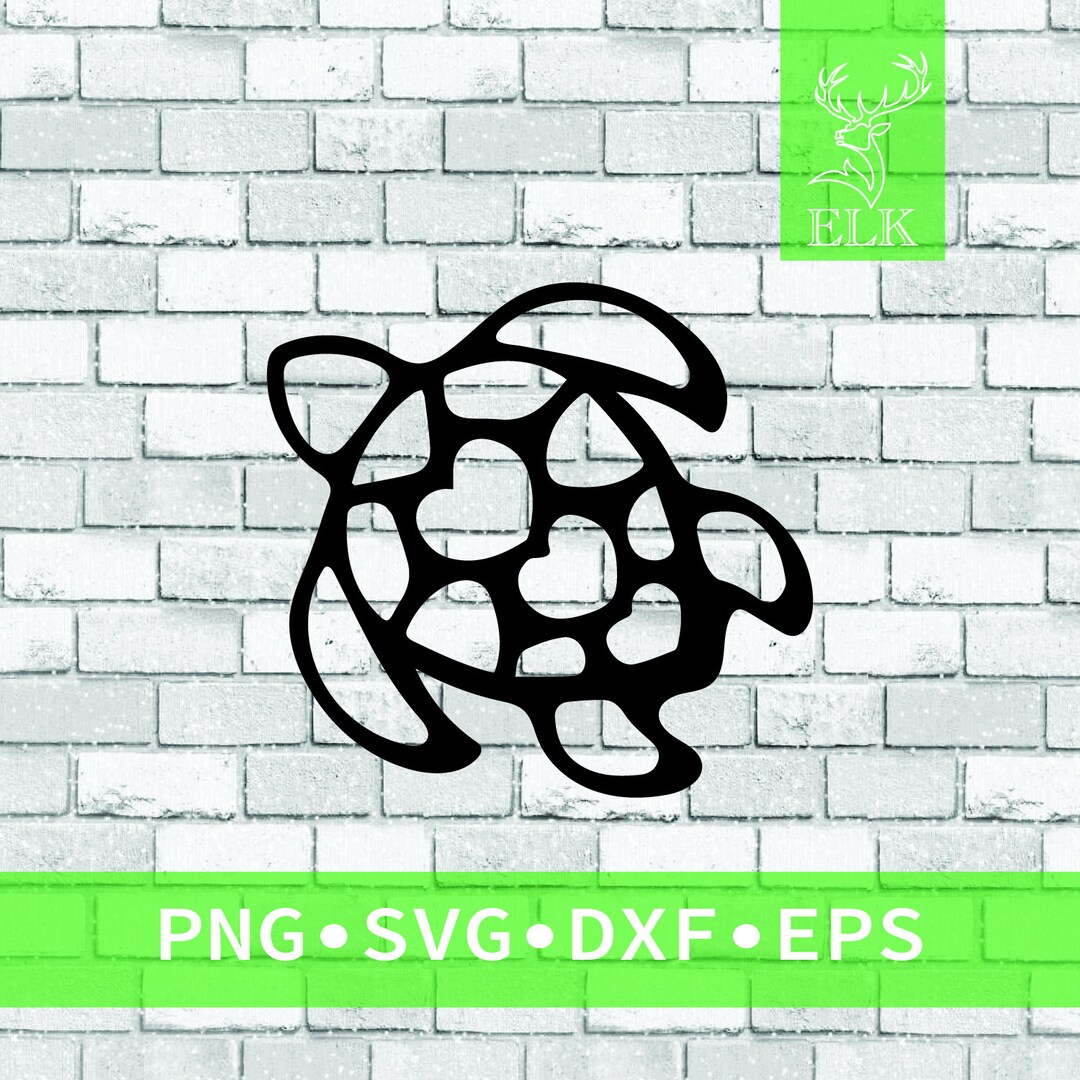 Heart Sea Turtle Ocean Hawaii SVG svg, Dxf, Eps, Png Cut File for ...