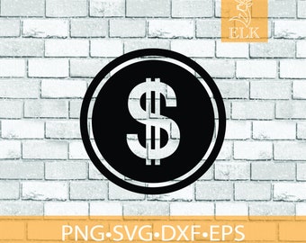 Dollar Sign Svg | Etsy