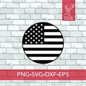 Circle United States of America Flag USA US SVG (svg, Dxf, Eps Png ...