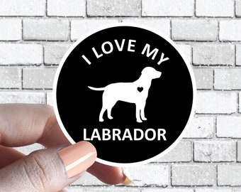 Labrador Sticker Lab Tested TP 1304 Vinyl Decal Lab Retriever - Etsy