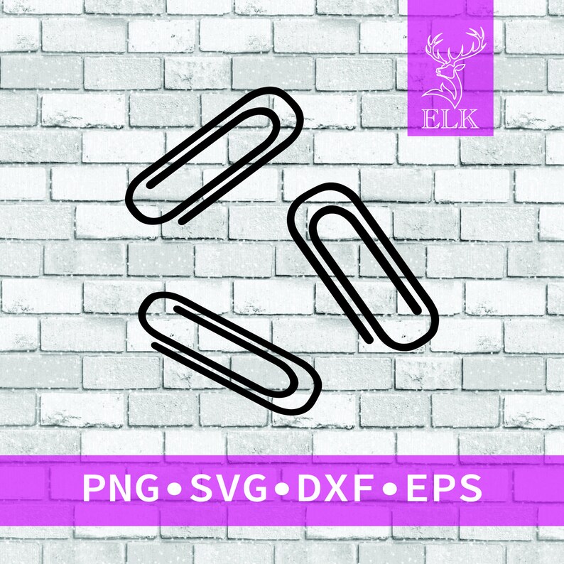 Paper Clip SVG School Supplies Svg Office Supplies SVG svg - Etsy