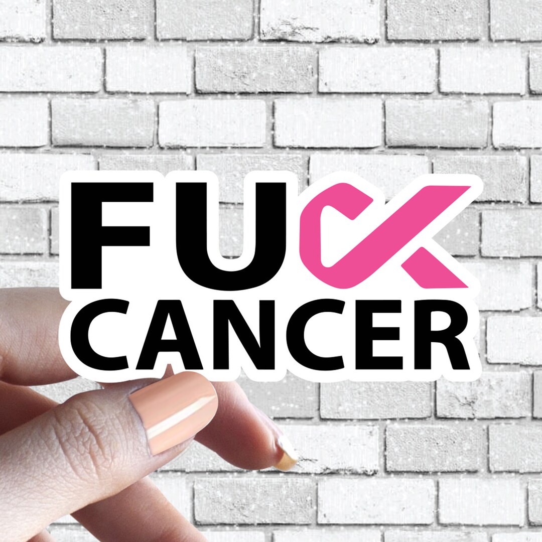 Fuck Cancer Sticker FU Cancer F Cancer Different Ribbon - Etsy