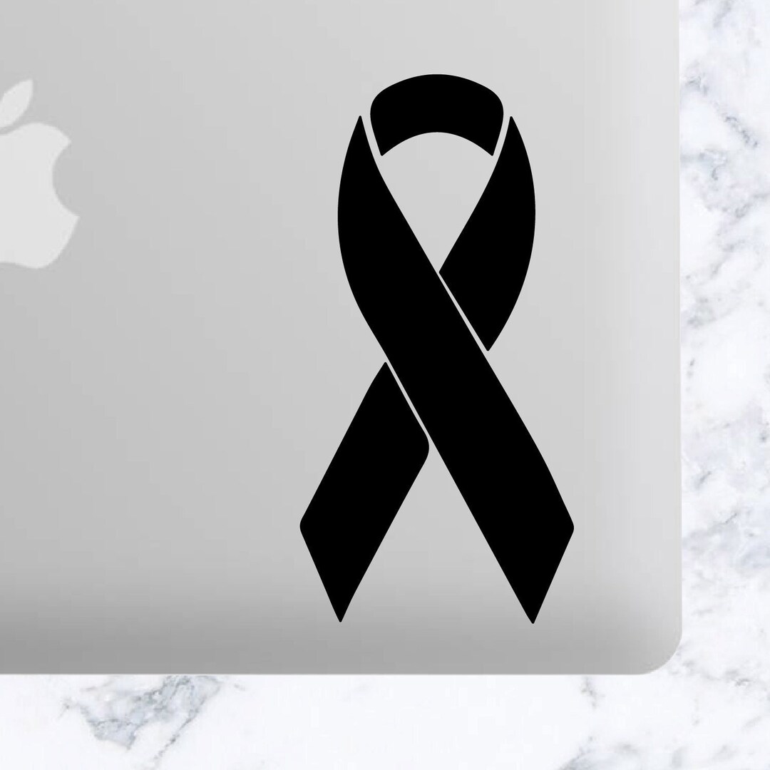 Cancer Ribbon Decal, Cancer Awareness Survivor Fighter Month Vinyl ...
