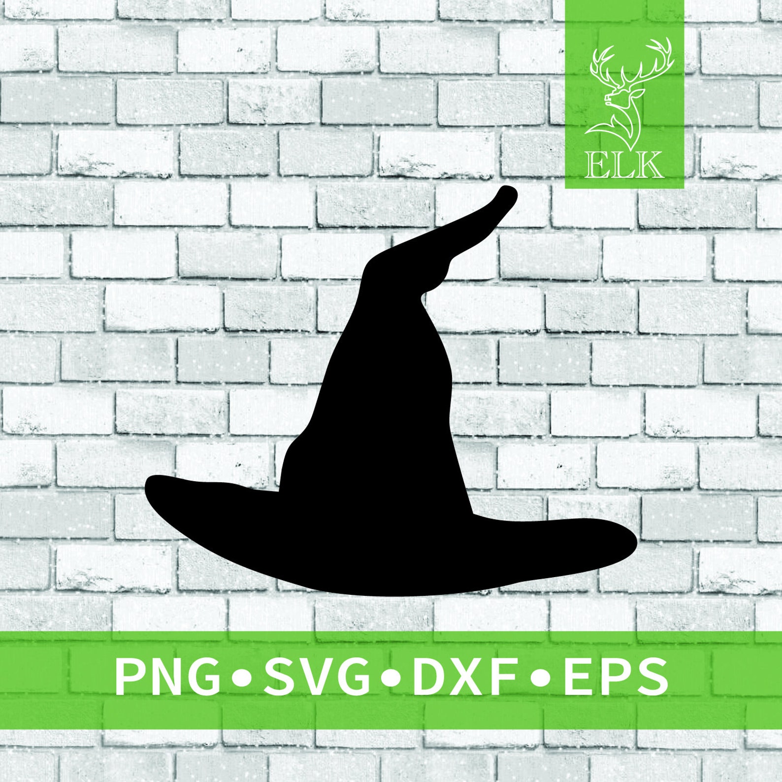 Witch Hat SVG Wicked Witch Friendly Witch Halloween Spooky - Etsy