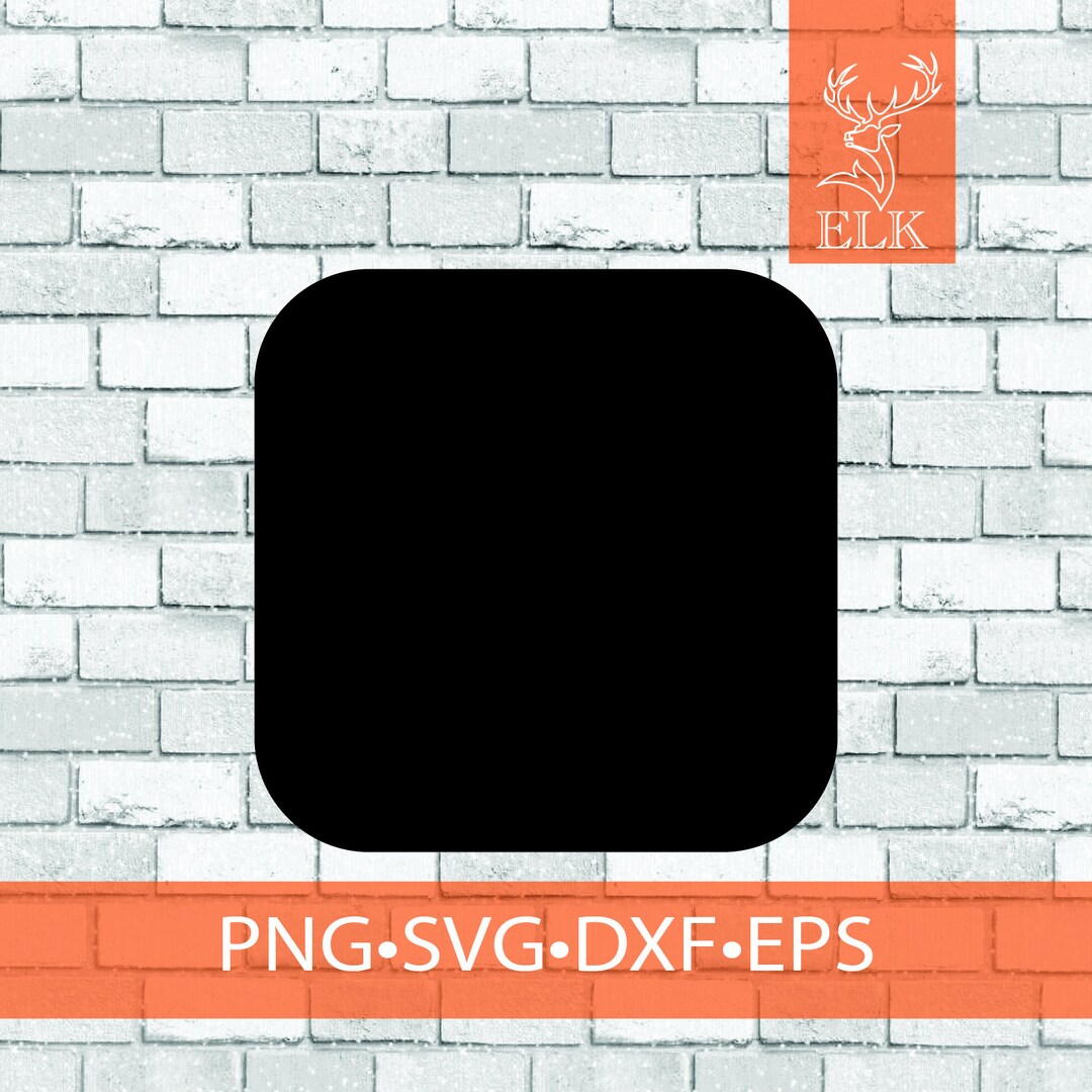 Cuadrado redondeado svg, formas básicas svg, formas svg svg, eps, dxf ...