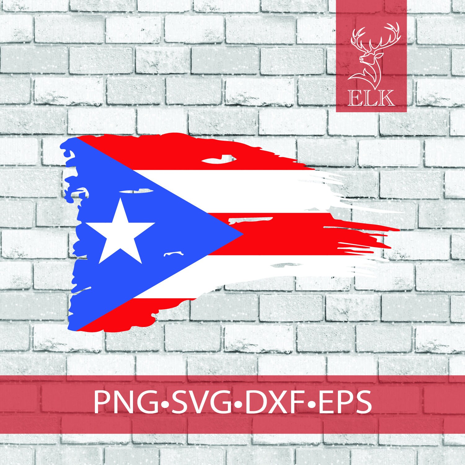 Distressed Puerto Rico Flag Puerto Rican Usa Flag US Flag | Etsy