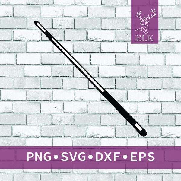Pool Stick Svg - Etsy