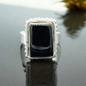 Lucifer Morningstar Rings | 925 Sterling Silver | Rectangle Shape ...