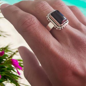 Lucifer Morningstar Rings | 925 Sterling Silver | Rectangle Shape ...