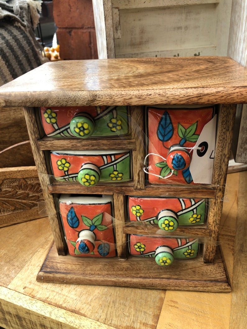 Mini Almirah Six Drawer Cabinet - Etsy