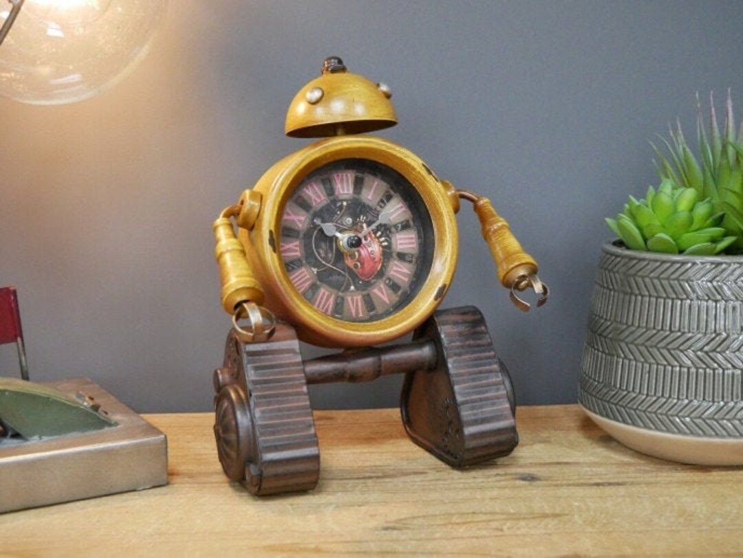 Robot Clock - Etsy