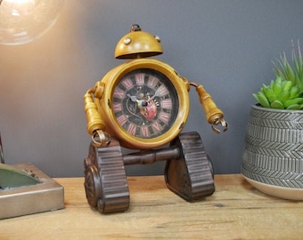 Steampunk Robot Clock | Etsy UK