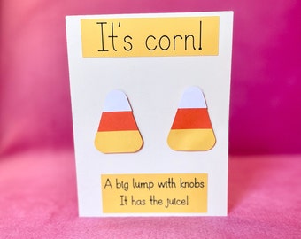 Corn Song Card - Etsy