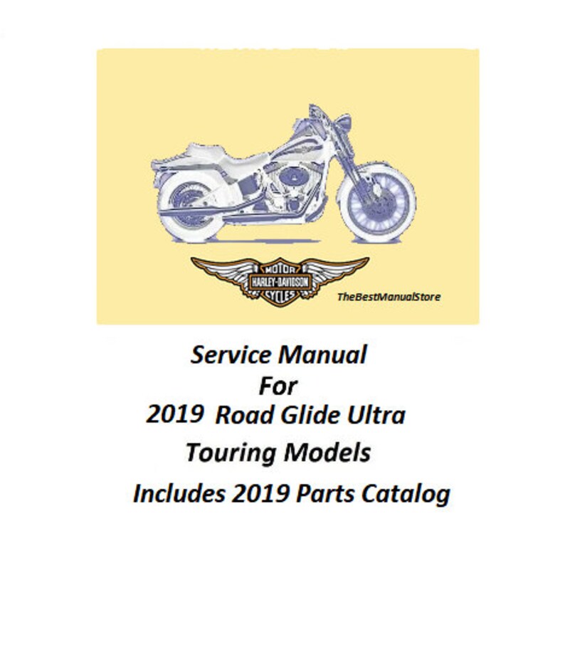 2019 Harley Davidson Road Glide Ultra Model Factory Touring Service Manual - Etsy