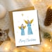 Digital Christmas Folded Cards Set, Folded Cards, Printable Christmas ...