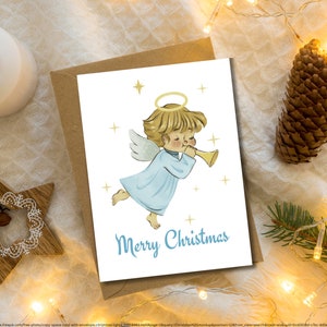 Digital Christmas Folded Cards Set, Folded Cards, Printable Christmas ...