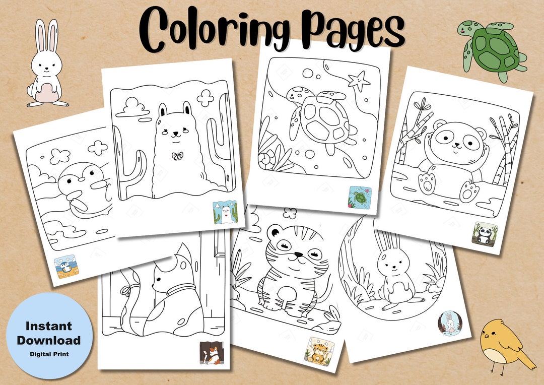 Printable Coloring Pages, Coloring Worksheets for Kids to Improve Basic ...