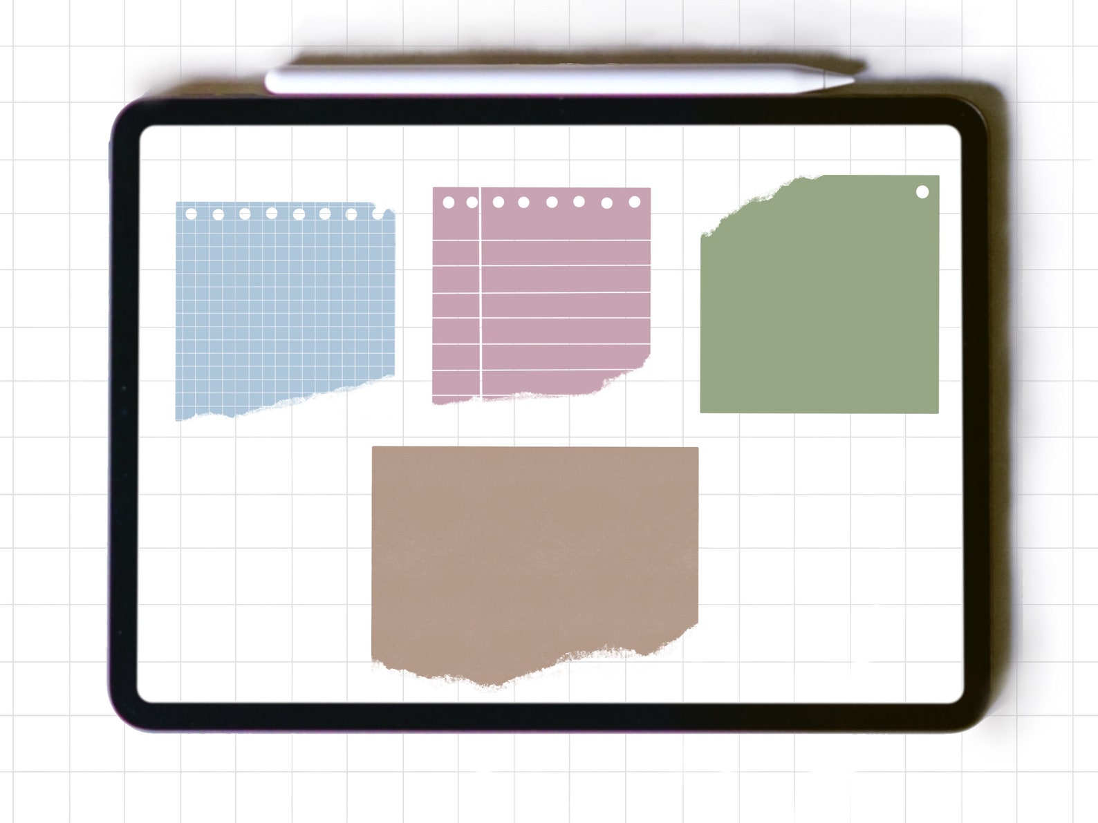 Sticky Notes Stamps: Procreate Brush Set (digital Download) - Etsy