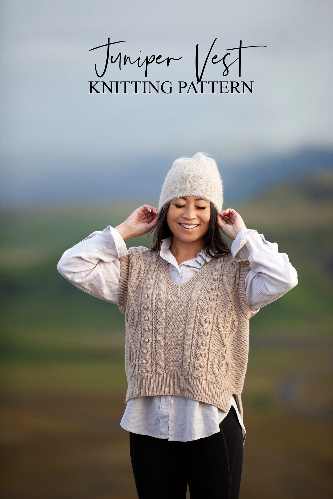 KNITTING PATTERN X Juniper Vest - Etsy