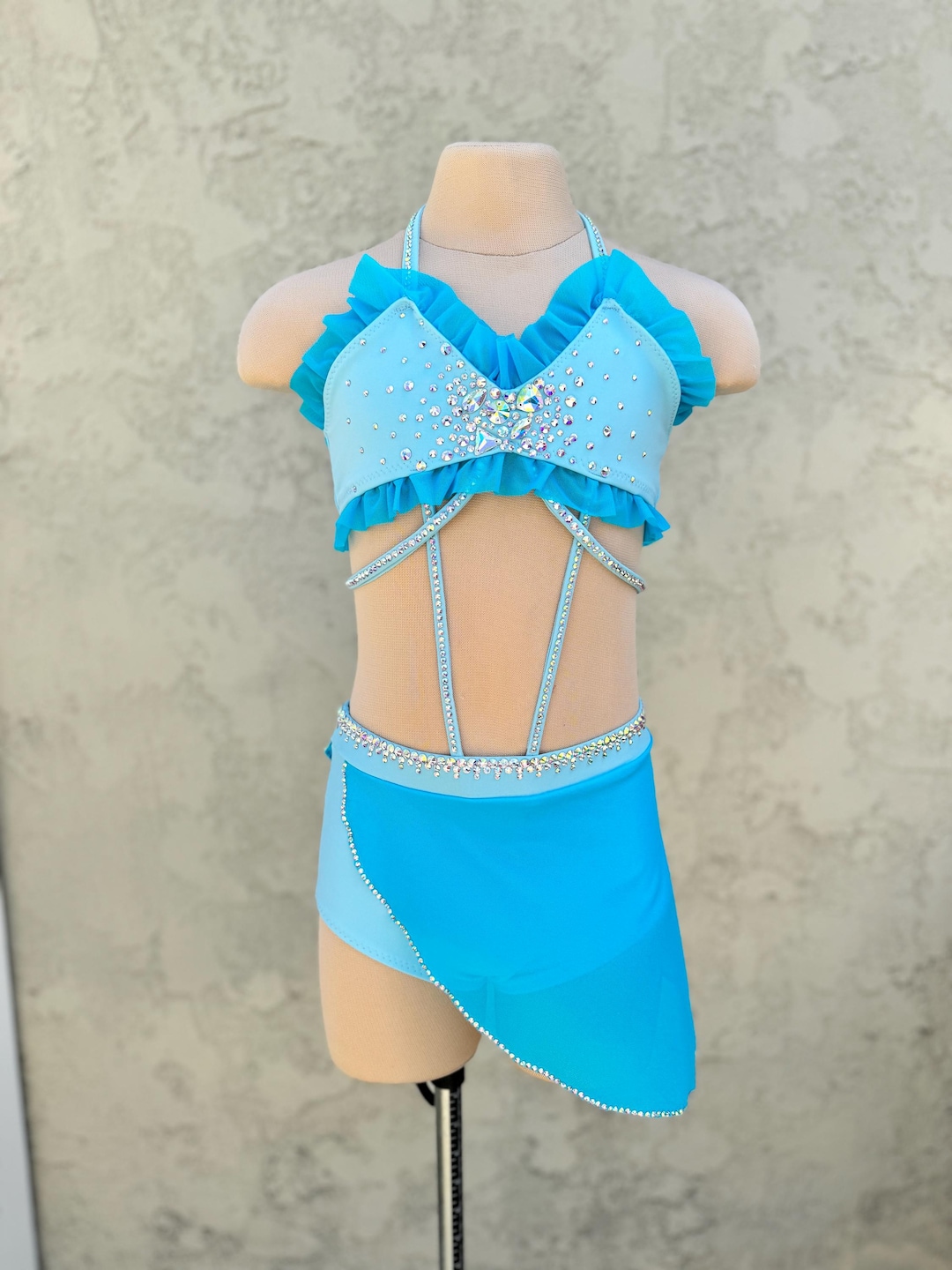Blue Lyrical Contemporary Costume (child Large) - Etsy