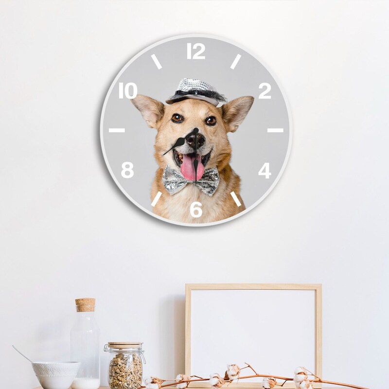 Dog Clock - Etsy