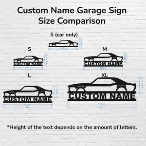 Personalized Wooden Car Sign, Car Signs for Garage, Car Name Sign ...