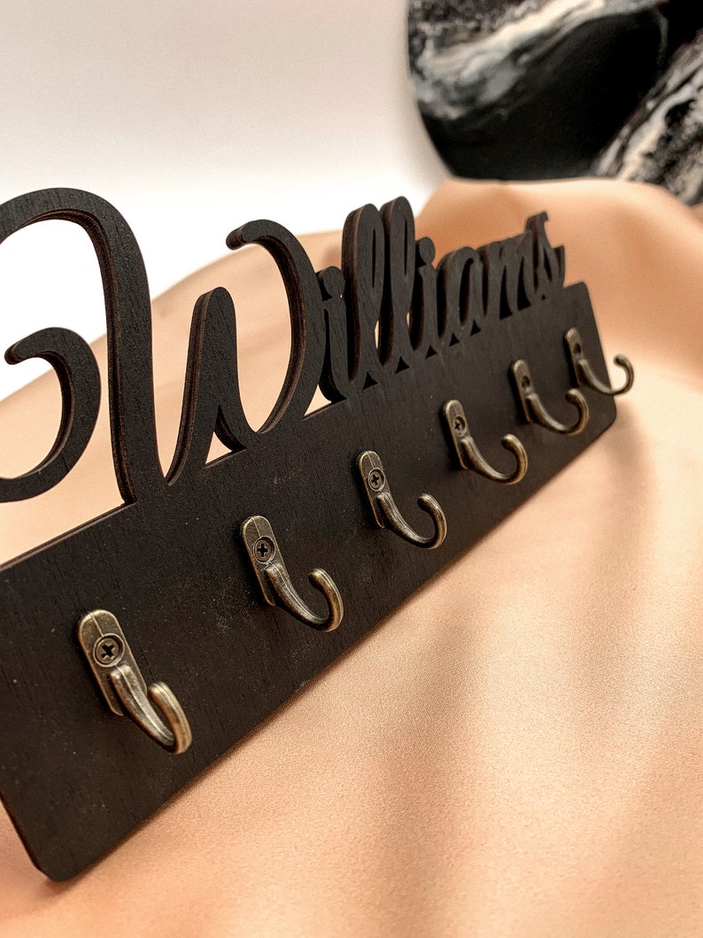 Personalized Key Holder Custom Family Key Holder for Wall - Etsy