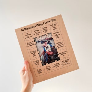 Personalized 14 Reasons Why I Love You Birthday Gift for Boyfriend ...