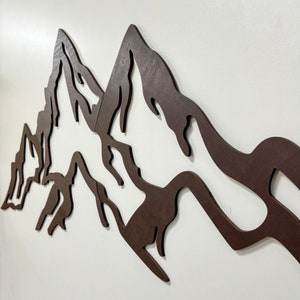 Geometric Mountains Wall Hanging, Geometric Woodland Theme Mountain ...