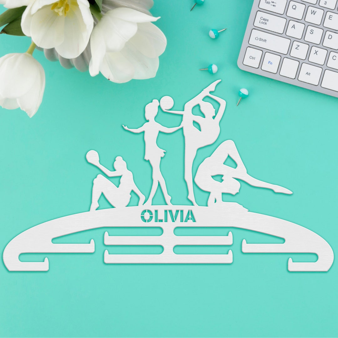 Gymnastic Medal Rack, Kids Medal Hooks, Girls Medal Rack, Custom Medal ...