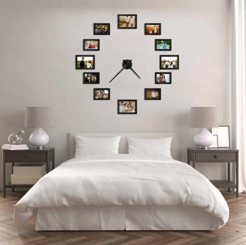Wooden Bible Verse Wall Clock With Frames – Christian Home Decor, Eco ...