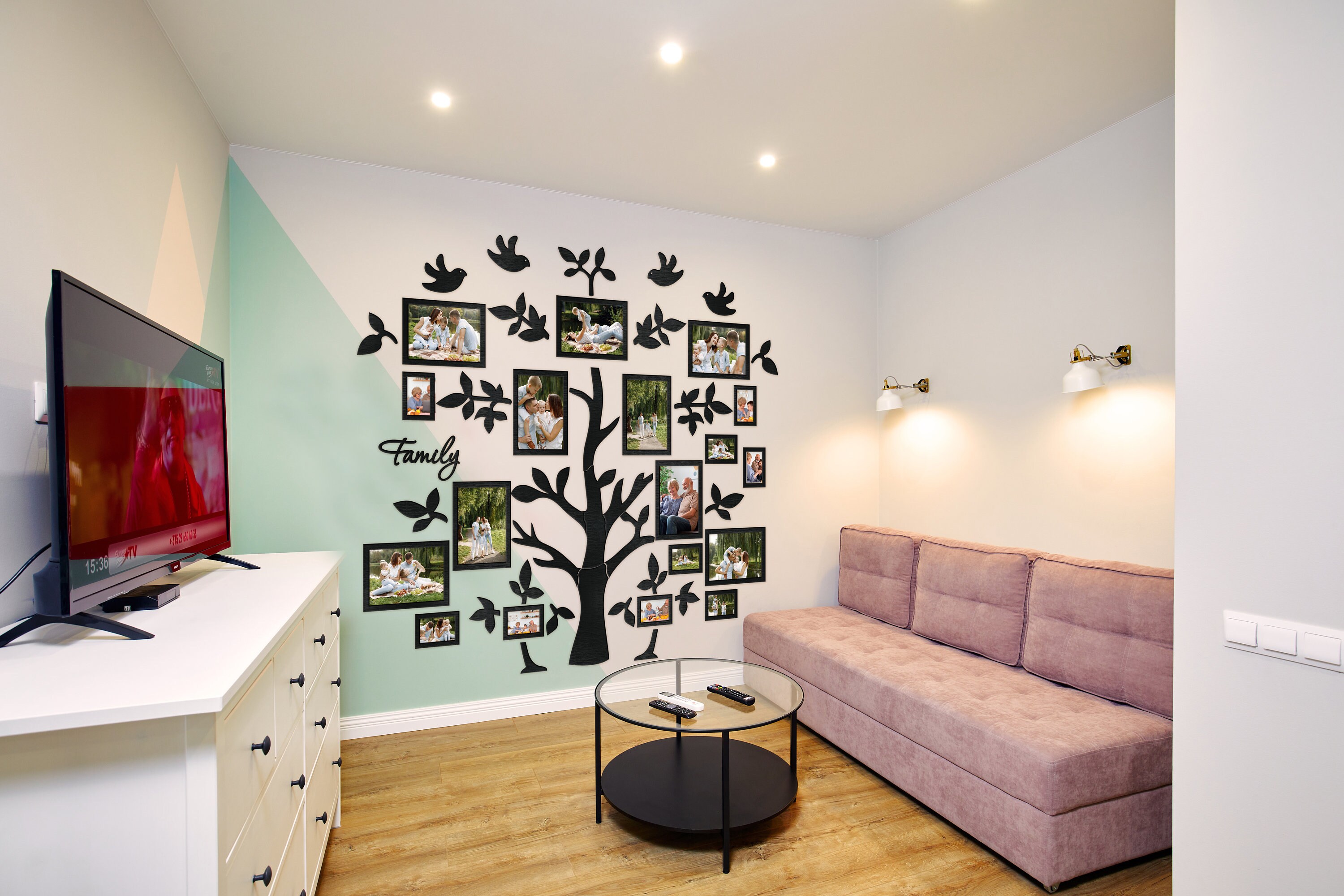 Big Wall Frame Family Tree Custom Family Tree With Frames - Etsy