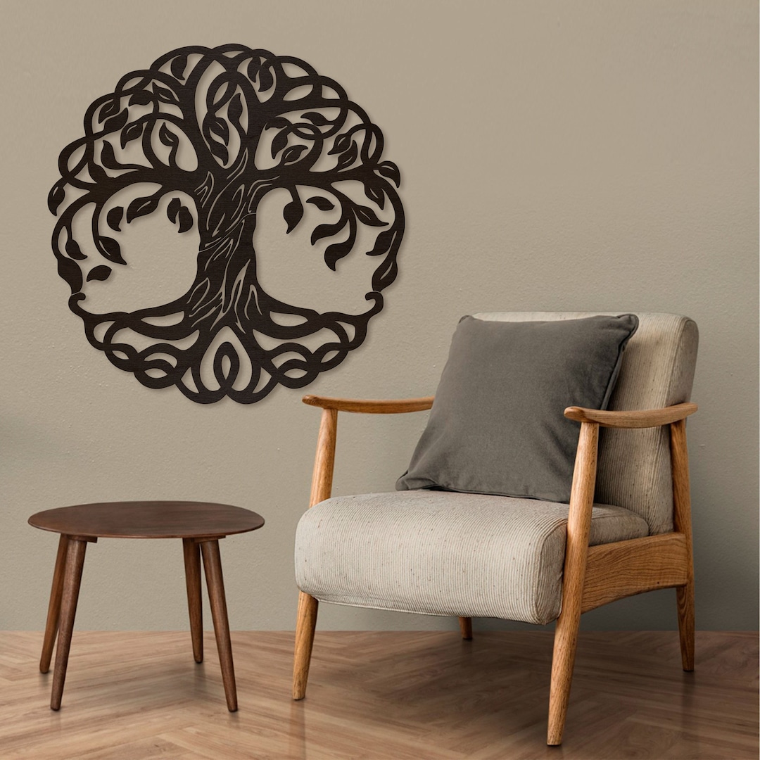 Wooden Tree of Life Wall Art Tree of Life Wall Decor Tree of Life Sign ...