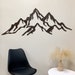 Geometric Mountains Wall Hanging, Geometric Woodland Theme Mountain ...