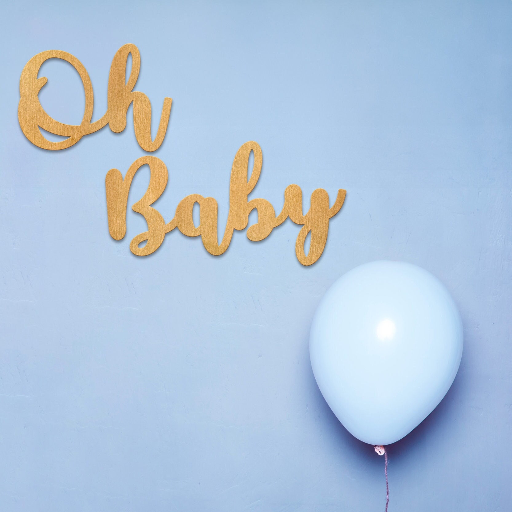 Oh Baby Back Drop, Oh Baby Wooden Cutout, Oh Baby, Baby Shower ...
