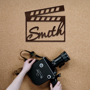 Personalized Hollywood Film Clapper Director's Clapboard Custom Wooden ...