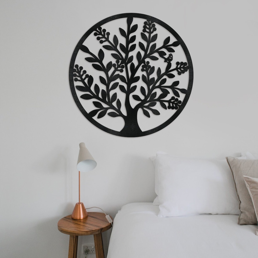 Wooden Tree of Life Wall Art Tree of Life Wall Decor Tree of Life Sign ...